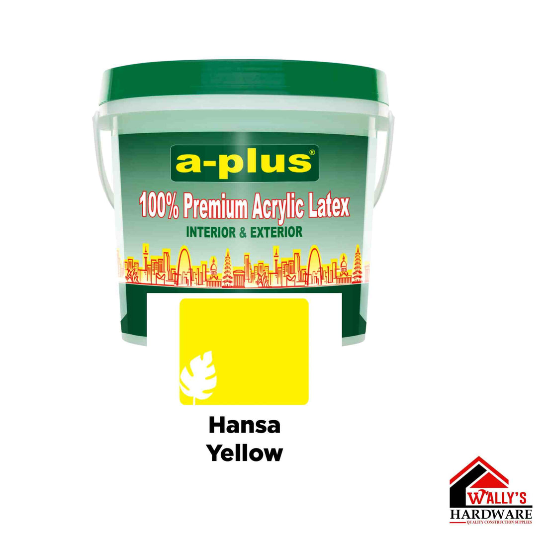A-PLUS Latex Acri-Color Hansa Yellow – Wally's Hardware