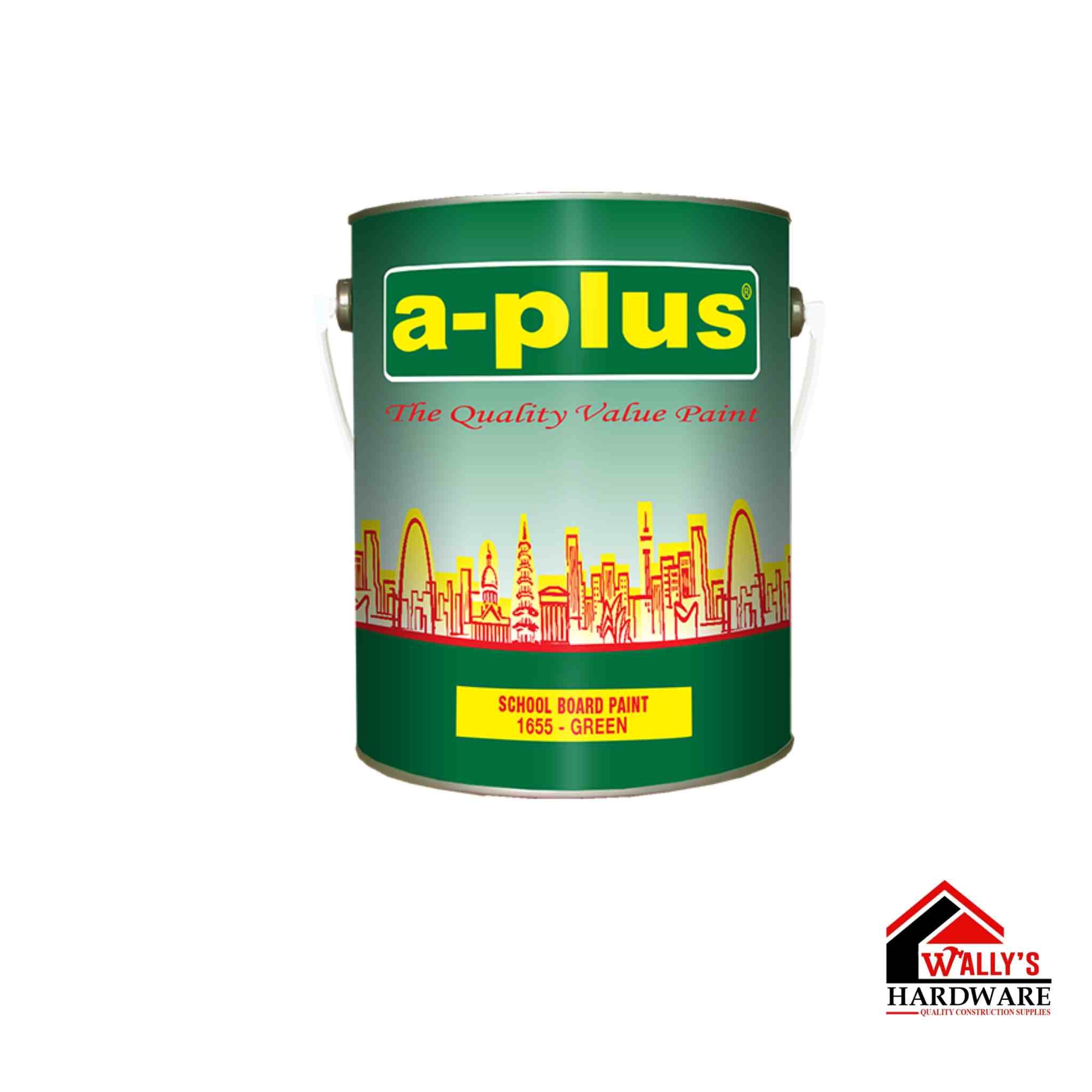 A-Plus School Board Paint Green and Black – Wally's Hardware