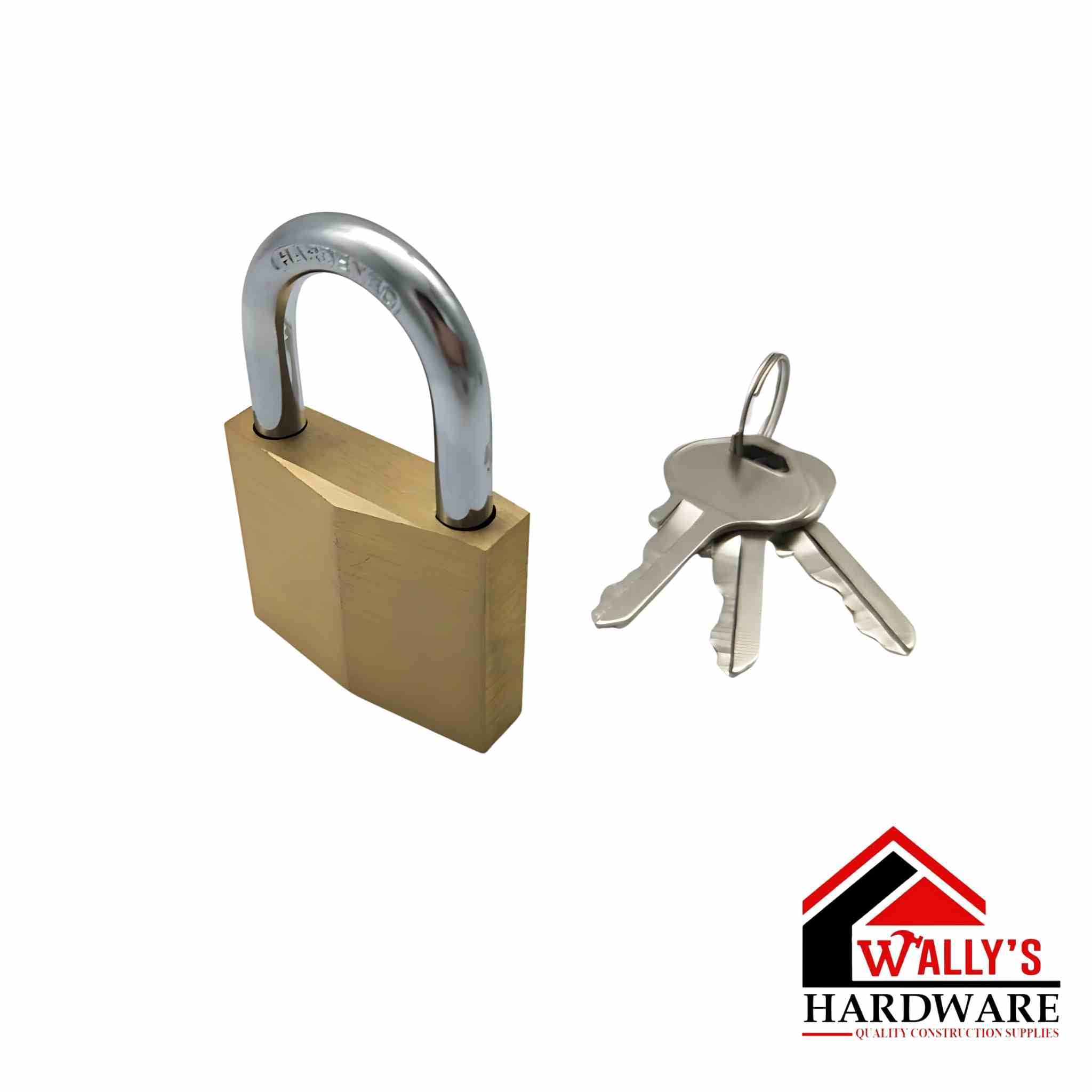 Brass Diamond Padlock – Wally's Hardware