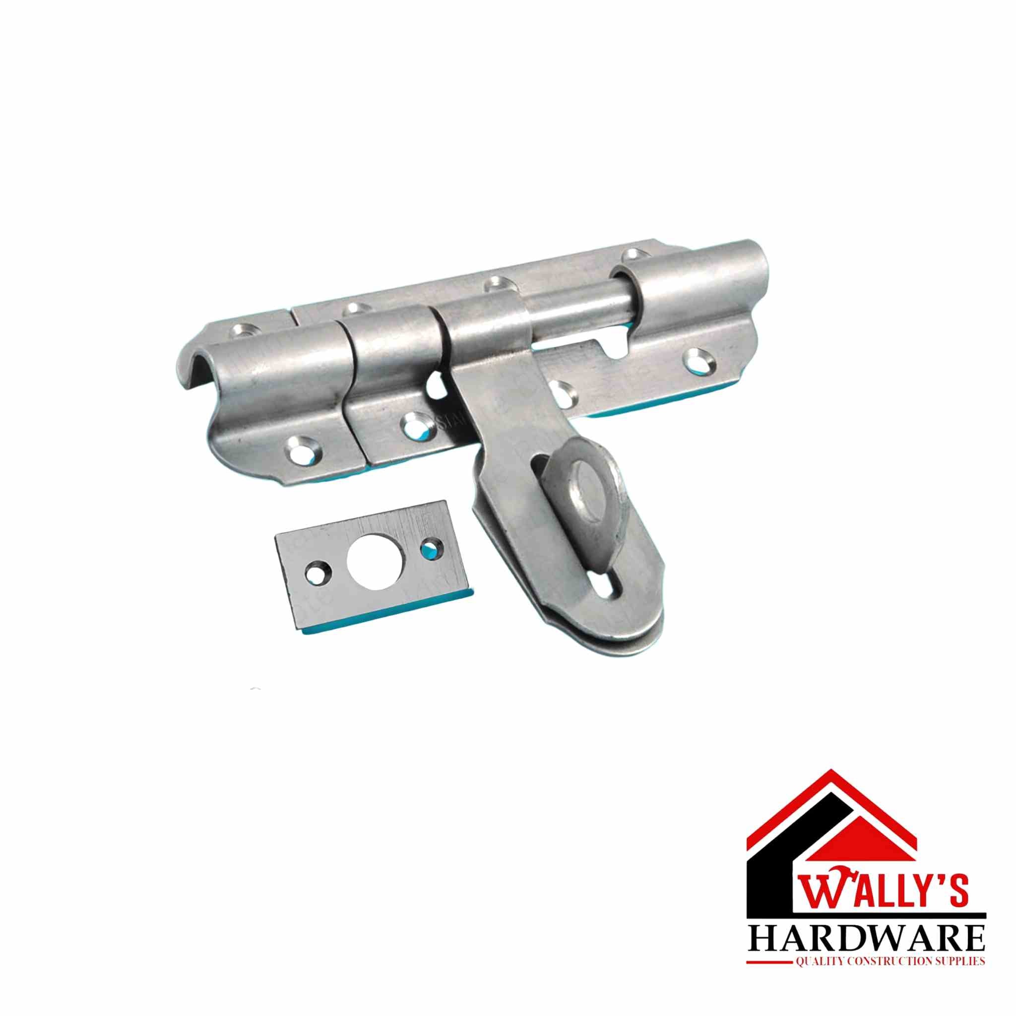 Hasp with Barrel Bolt – Wally's Hardware