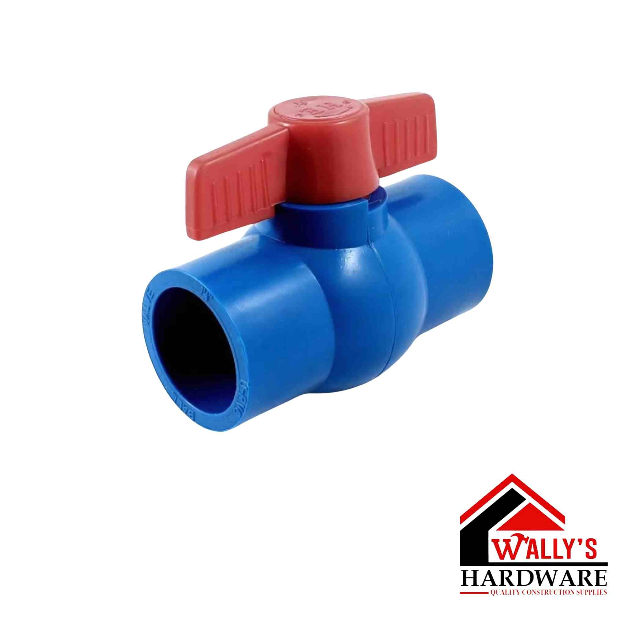 PVC Ball Valve – Available in Plain and Threaded Variations – Wally's ...