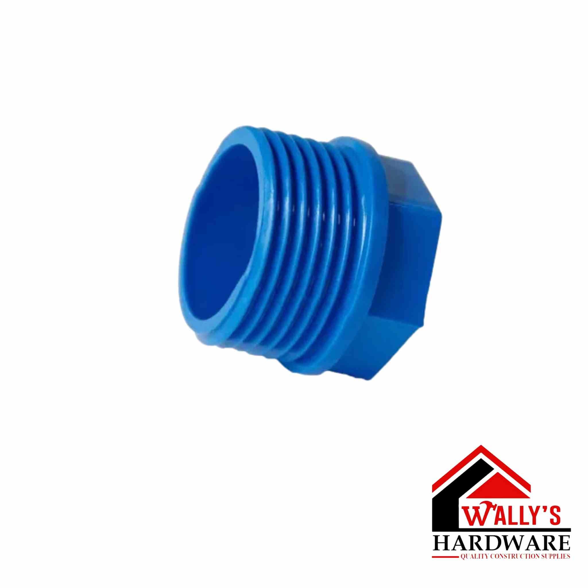 PVC Blue Plug – Wally's Hardware