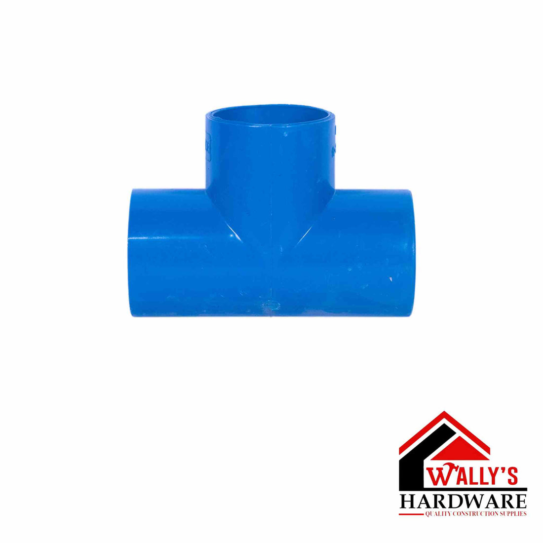 PVC Blue Tee Plain – Wally's Hardware